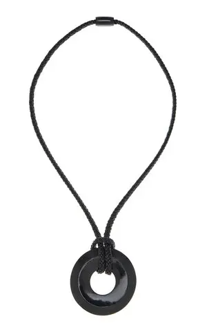 LISA EISNER Hashi Tassel Necklace - Black