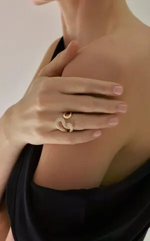 ISABEL DELGADO Gold Diamond Ring