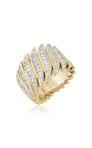 ISABEL DELGADO Stephanie Baguette Ring - Yellow