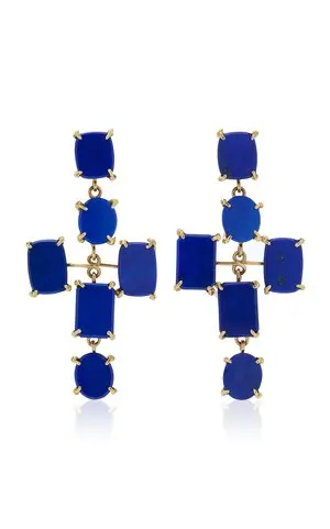 LISA EISNER Dawn Sky Chandelier Earrings - Blue