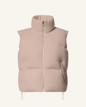 Perfect Moment Wool & Cashmere Down Gilet - Blush