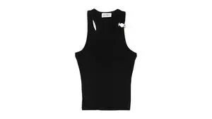 JEAN PAUL GAULTIER Tank Top With Piercing Detail - Black