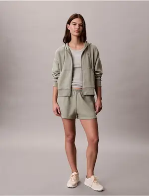 Calvin Klein Archive Logo Fleece Shorts - Shadow