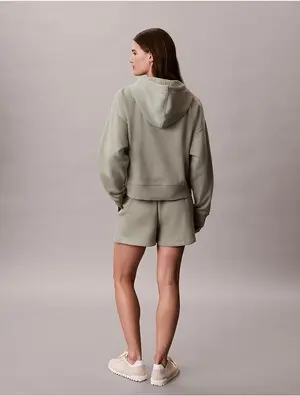 Calvin Klein Archive Logo Fleece Shorts - Shadow