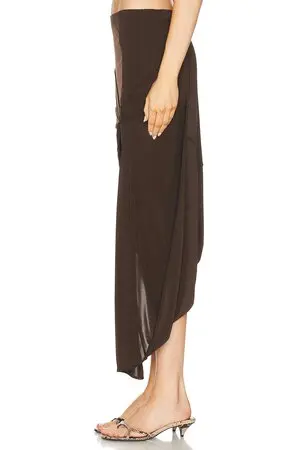 Helmut Lang Twist Drape Skirt