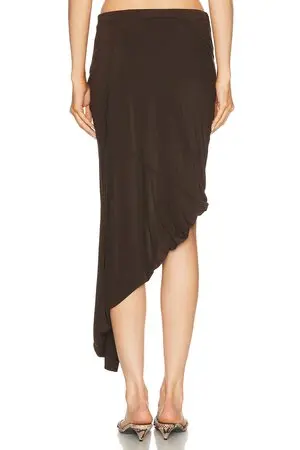 Helmut Lang Twist Drape Skirt