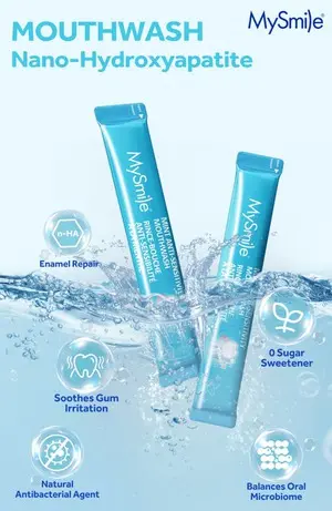 MYSMILE Nano-hydroxyapatite Portable Mouthwash For Sensitive Teeth