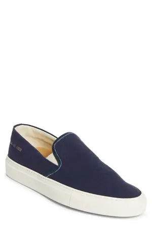 COMMON PROJECTS Minimal Low Profile Slip-on Sneakers
