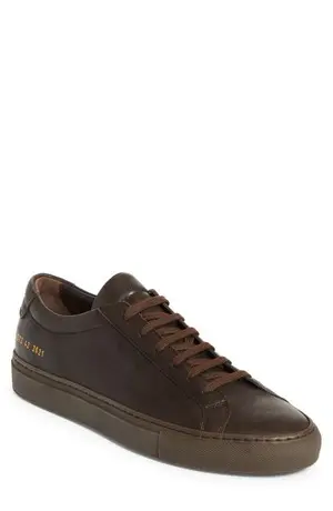 COMMON PROJECTS Achilles Premium Sneaker - Brown