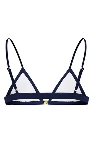 MILLY Positano Colorblock Bikini Top
