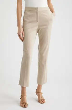 BOSS Tapria Cropped Straight-leg Pants