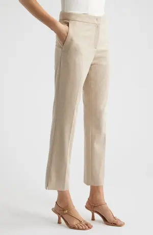BOSS Tapria Cropped Straight-leg Pants