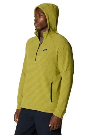 Mountain Hardwear Summit Grid Fleece Hoodie - Bright Fatigue