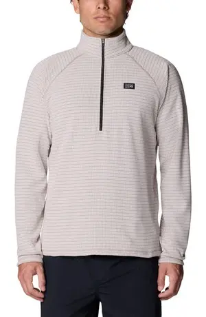 Mountain Hardwear Summit Grid Half-zip - City Fog