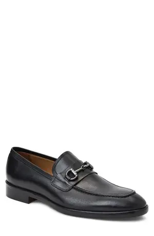 Bruno Magli Pasquale Bit Loafer - Black Calf