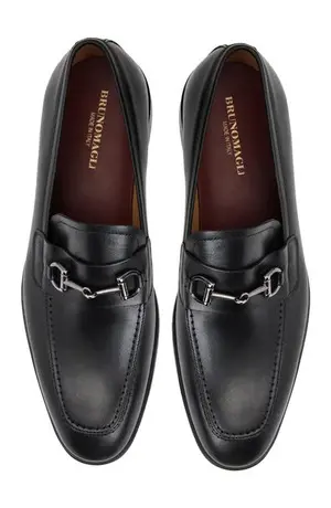Bruno Magli Pasquale Bit Loafer - Black Calf