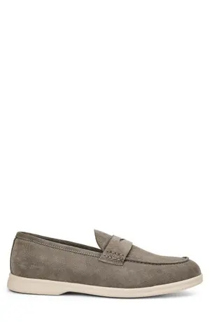 Bruno Magli Patrizio Penny Loafer - Grey Suede