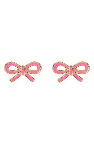 Ted Baker London Enamel Stud Earrings - Metallic Gold