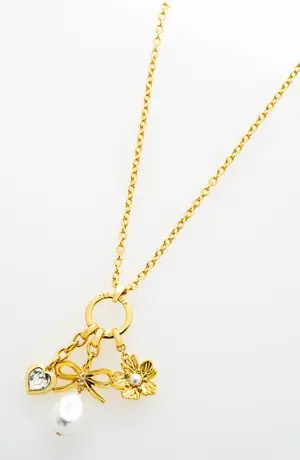 Ted Baker London Isadora Charm Pendant Necklace