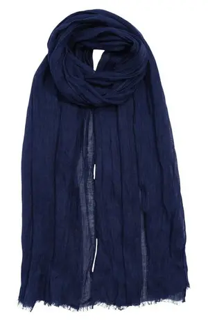 Polo Ralph Lauren Linen Scarf Newport Navy
