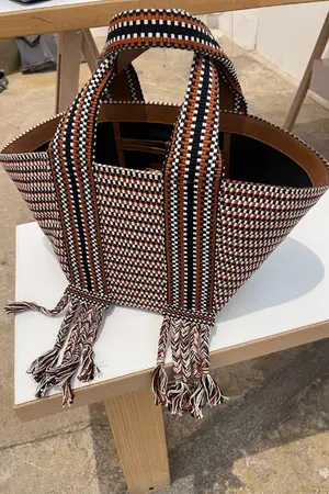 AMAMBAIH Small Tote Bag - Cognac