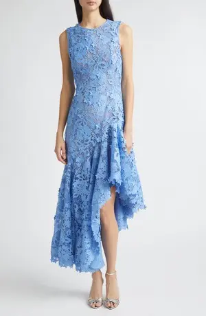 Oscar De La Renta Asymmetrical Cocktail Dresses