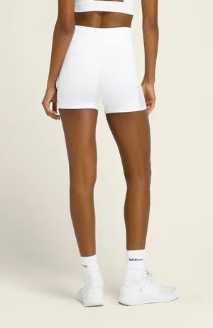Wilson Baseline Ball Shorts - Bright White