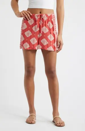 Rip Curl Ventura Drawstring Shorts - Red