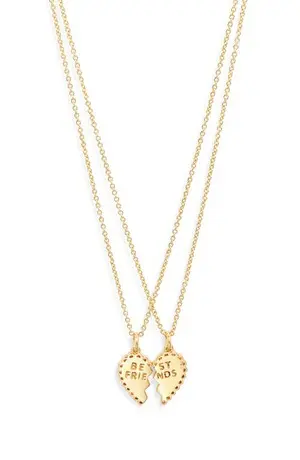 KIARA BY KI-ELE Best Friends Charm Necklace - Gold