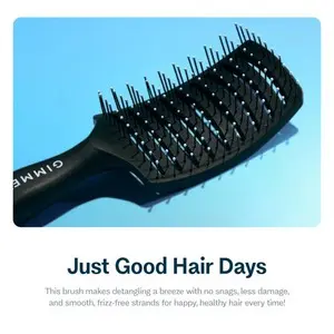 GIMME BEAUTY Vented Detangling Brush - Black
