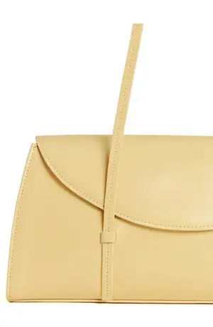 REFORMATION Elena Leather Shoulder Bag - Lemon Custard Leather