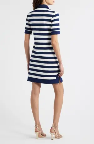Eliza J Striped Knit Shift Dress
