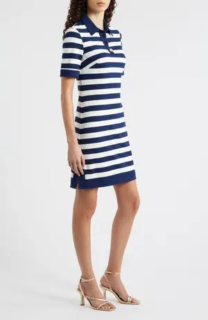 Eliza J Striped Knit Shift Dress