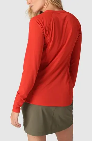 OUTDOOR RESEARCH Echo Performance Long Sleeve T-shirt - Cardinal