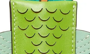 Tory Burch Fish Leather Bag Charm - Green Multi