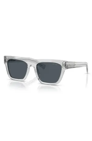 Prada 55mm Rectangular Sunglasses
