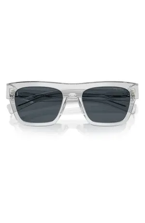 Prada 55mm Rectangular Sunglasses