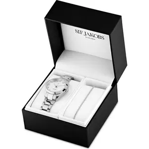 SIF JAKOBS JEWELLERY Jewelry Set - 925 Sterling Silver/white