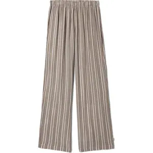 Brixton The Alley Stripe Lounge Pants - Worn In Robust Red Stripe
