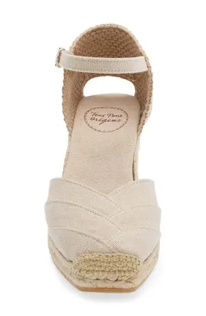 TONI PONS Clara Ankle Strap Espadrille Wedge