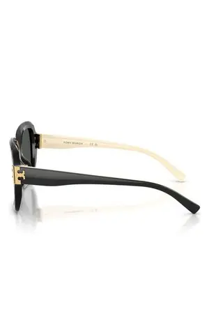 Tory Burch 51mm Polarized Square Sunglasses