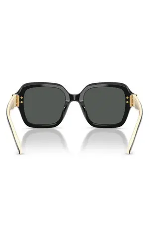 Tory Burch 51mm Polarized Square Sunglasses