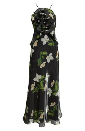 Julia Jordan Floral Organza Gown