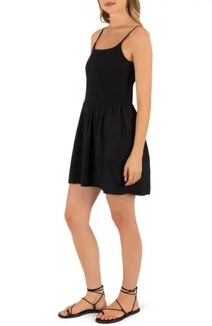 Hurley Fit-and-flare Mini Dress - Black