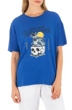 Hurley Skulltide Crewneck Cotton T-shirt