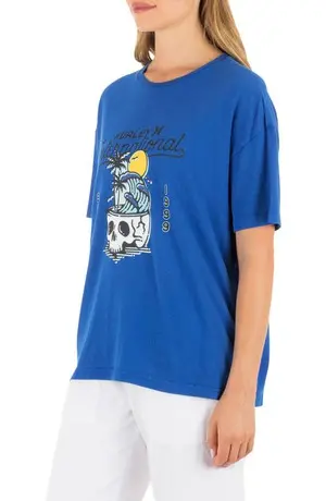 Hurley Skulltide Crewneck Cotton T-shirt