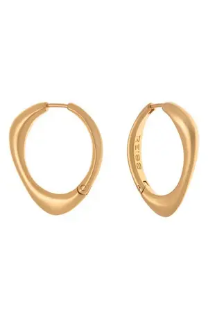 REISS Sofia Hoop Earrings - Gold Tone