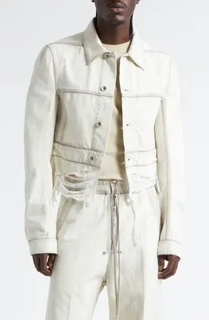 Rick Owens Button Detailed Outerwear For Men