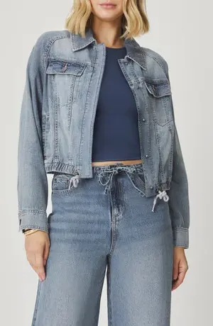 Splendid Lounge Denim Jacket Indigo Blue