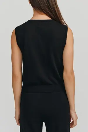 KATHRYN MCCARRON Luna Shell Tank - Black